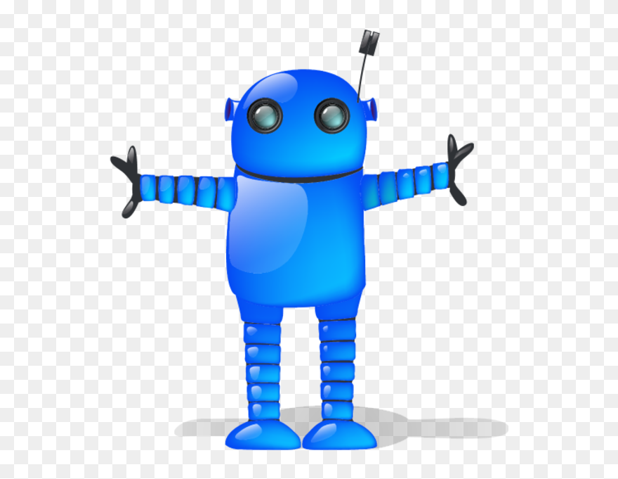 Blue Robot Sh - Blue Robots Clipart - Png Download (#5327476) - PinClipart