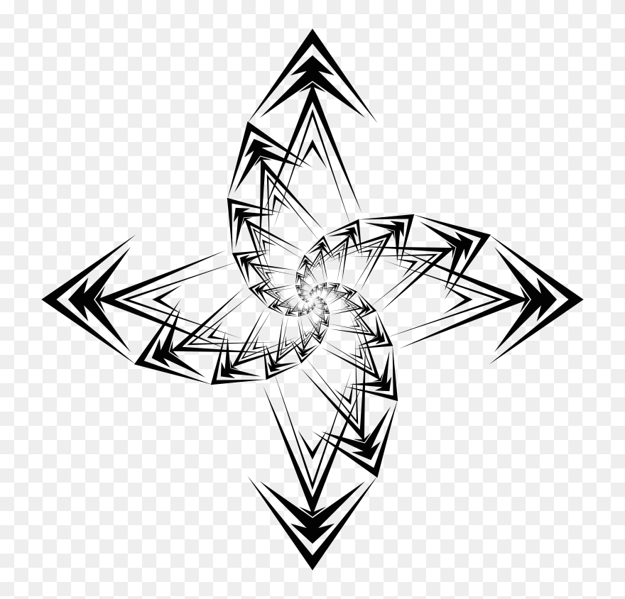 Abstract Arrows Vortex - Drawing Clipart (#5330887) - PinClipart