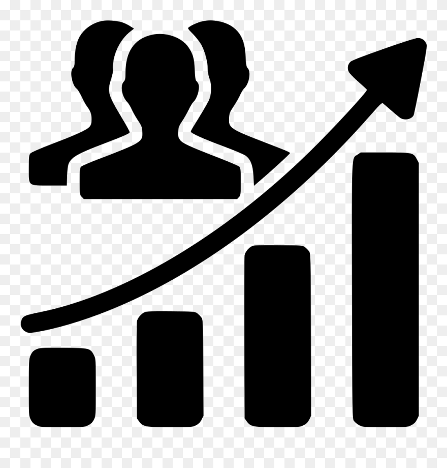 Audience Growth Chart Svg Png Icon Free Download - Audience Growth Icon ...
