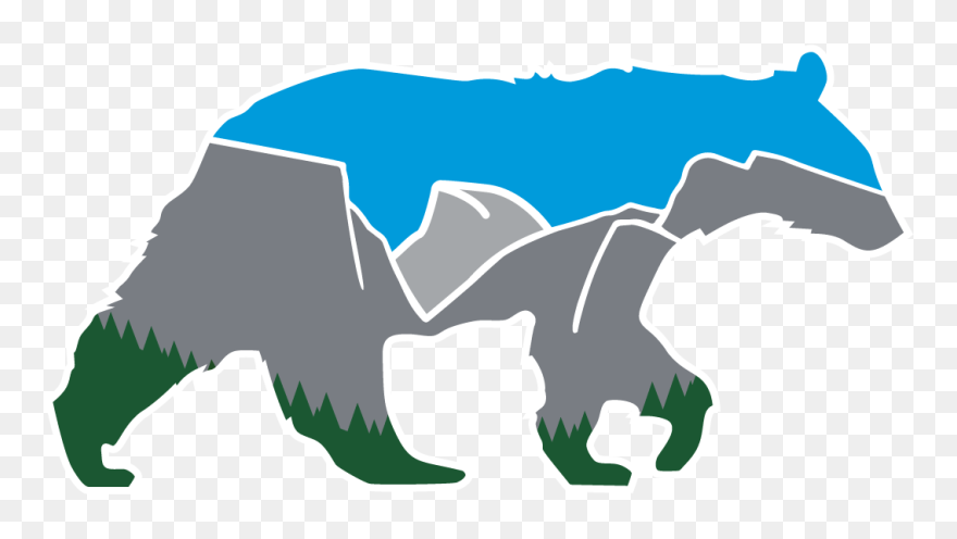Yosemite Tunnel View Bear - Animals Bears In Yosemite Clipart (#5337735 ...