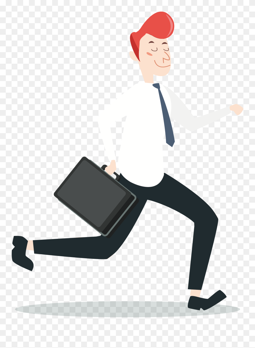Cartoon People Going To Work Clipart (#5339276) - PinClipart
