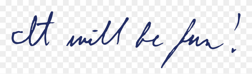 It Will Be Fun - Calligraphy Clipart (#5345265) - PinClipart