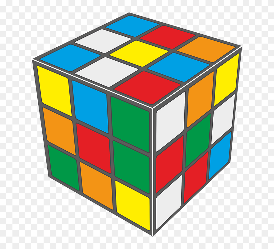 Rubik's Cube Transparent Background Clipart (#5349028) - PinClipart