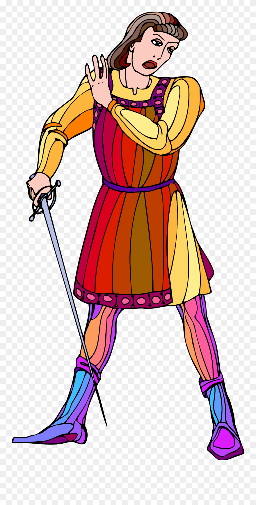 Download Shakespeare"s Tybalt - Tybalt Romeo And Juliet Drawing Clipart ...