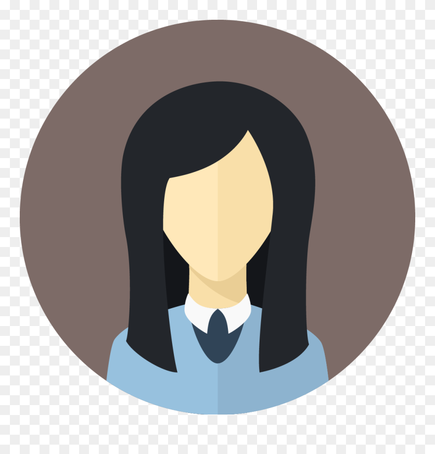 Woman Icon Circle Png Clipart (#5352011) - PinClipart