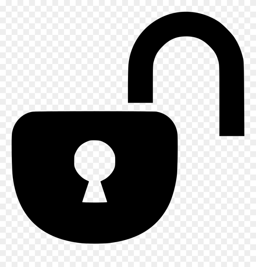 Download Lock Clipart Open - Open Lock Icon Png Transparent Png ...
