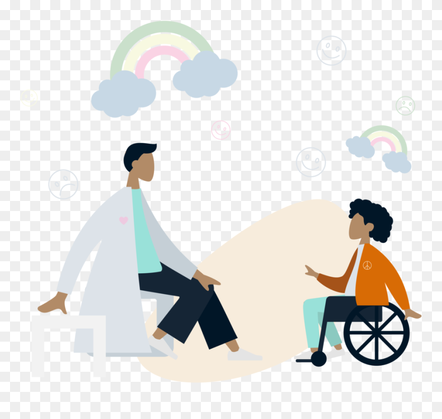 Doctor Patient Smile 01 - Illustration Clipart (#5353287) - PinClipart