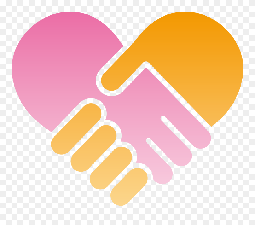Heart Hand Shake Png Clipart (#5353759) - PinClipart