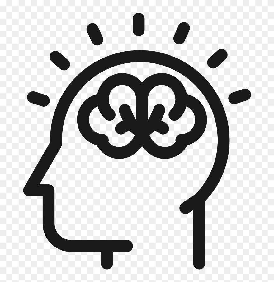 Outline Thinking Icon Png Clipart (#5355206) - PinClipart