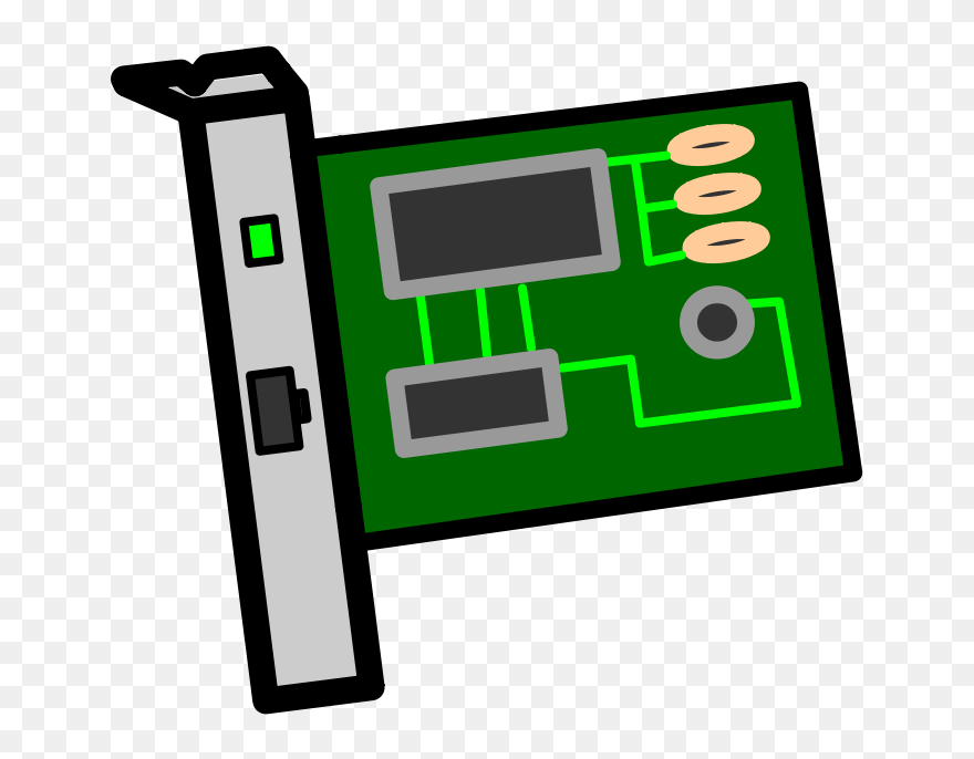 Network Interface Card Symbol Clipart (#5357934) - PinClipart