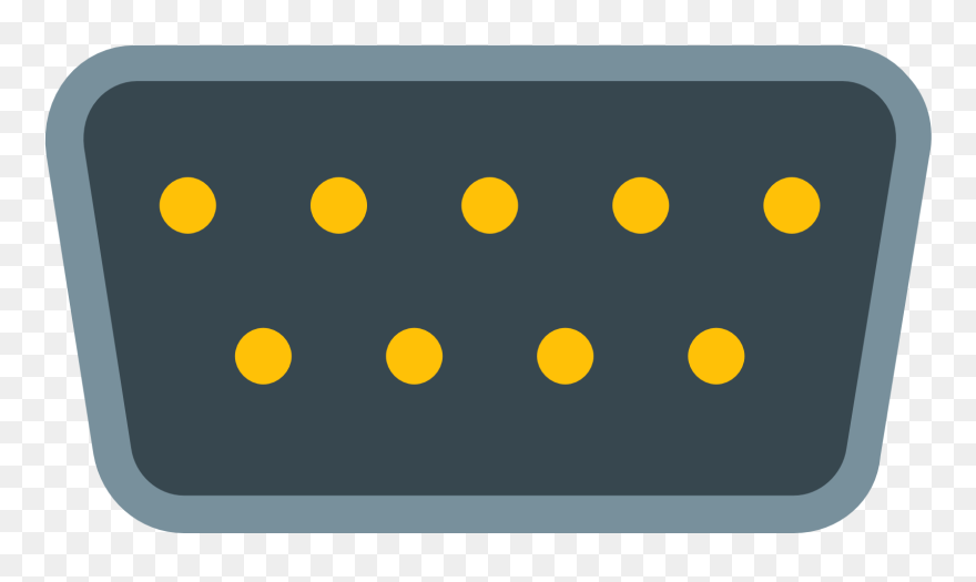 Serial Port Icons - Circle Clipart (#5358262) - PinClipart