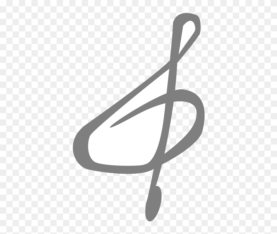 Blue Music Note Svg Clip Arts - Calligraphy - Png Download (#5359785 ...