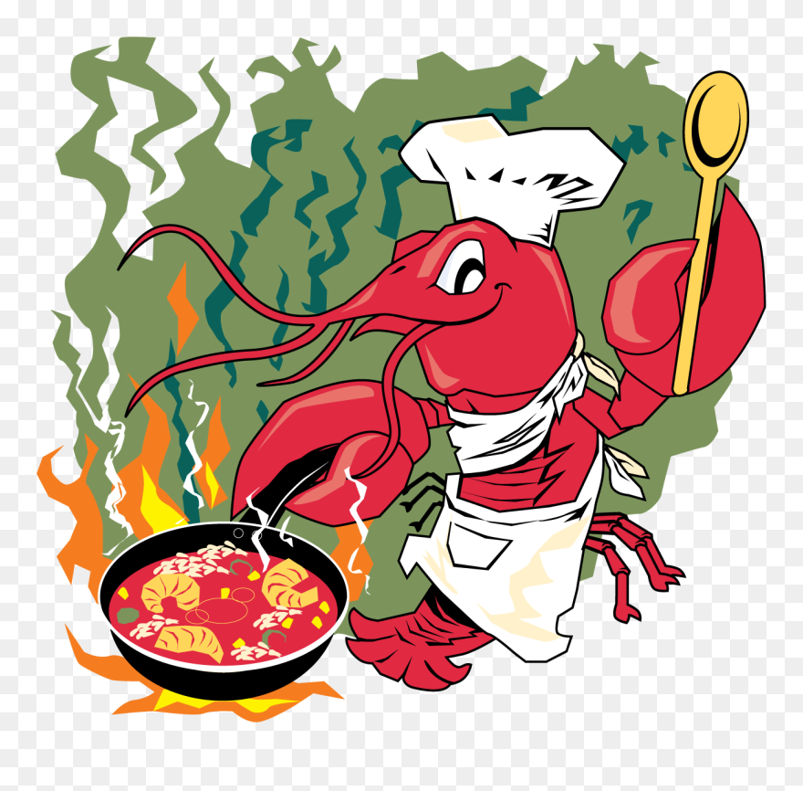 Crawfish Clipart Beer - Louisiana Crawfish Boil Cartoon - Png Download ...