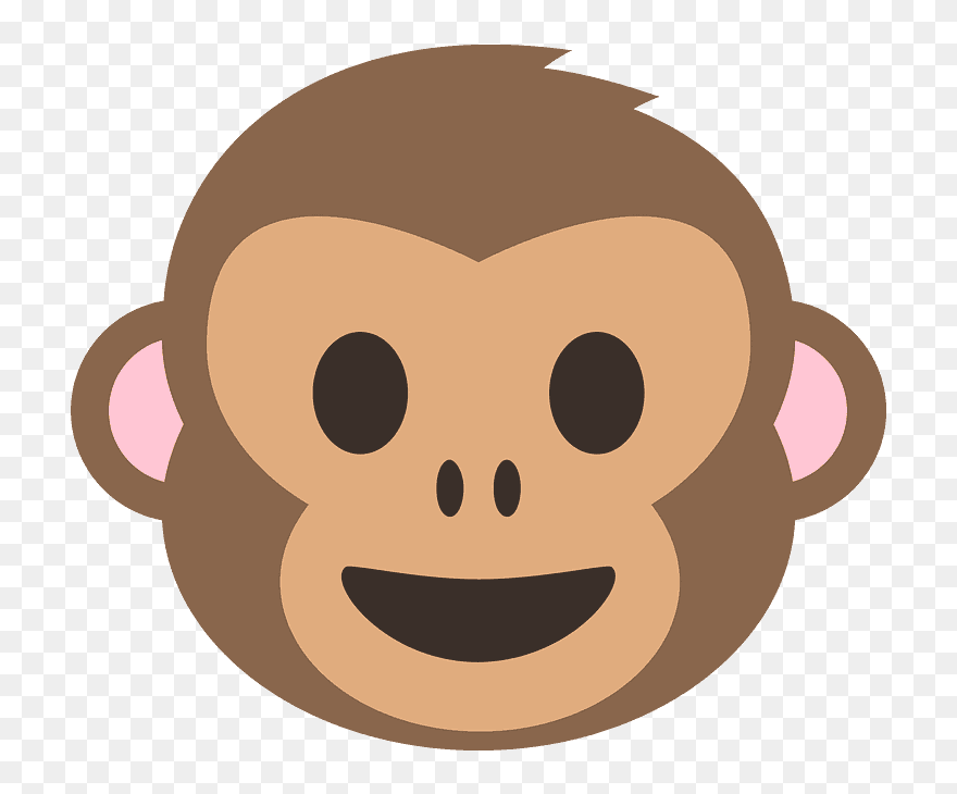 Download Monkey Face Emoji Clipart - Monkey Emoji - Png Download ...