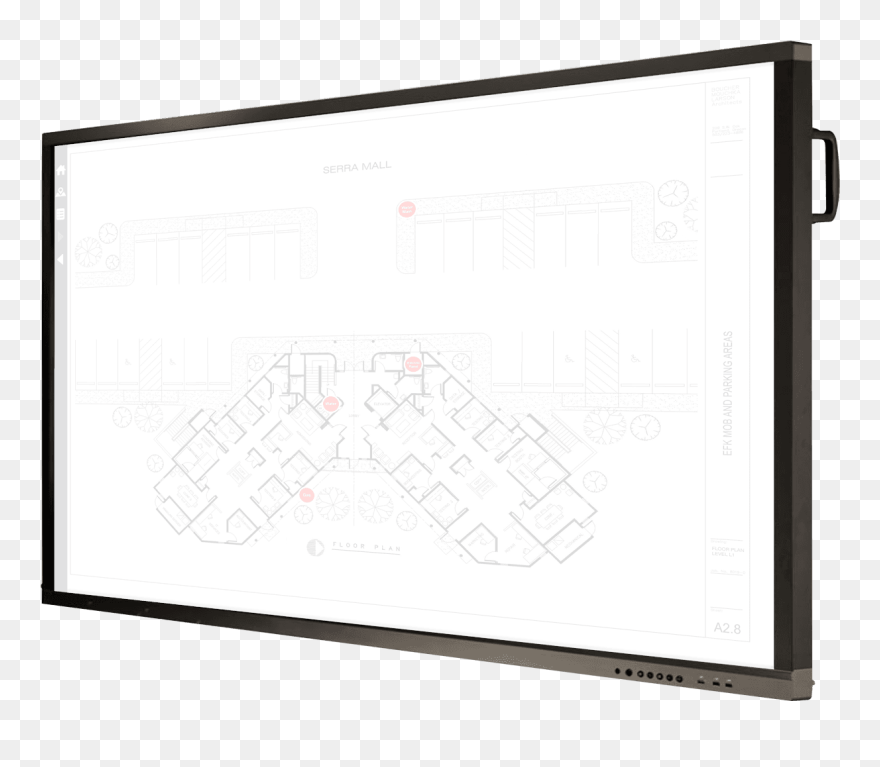 Smartboard Drawing Plan - Computer Monitor Clipart (#5364861) - PinClipart