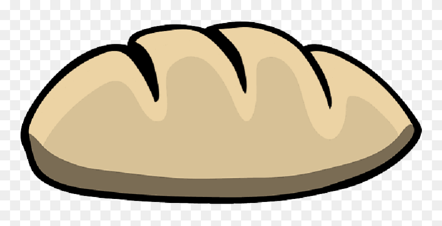 Food, Bread, Outline, White, Cartoon, Free, Breads - Bread Clip Art ...