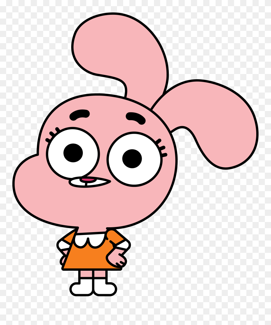 Gumball Clipart Pink - Anais Watterson - Png Download (#5365395 ...