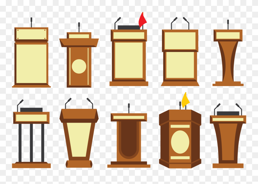 Free Lectern Vector - Lectern Vector Clipart (#5368789) - PinClipart