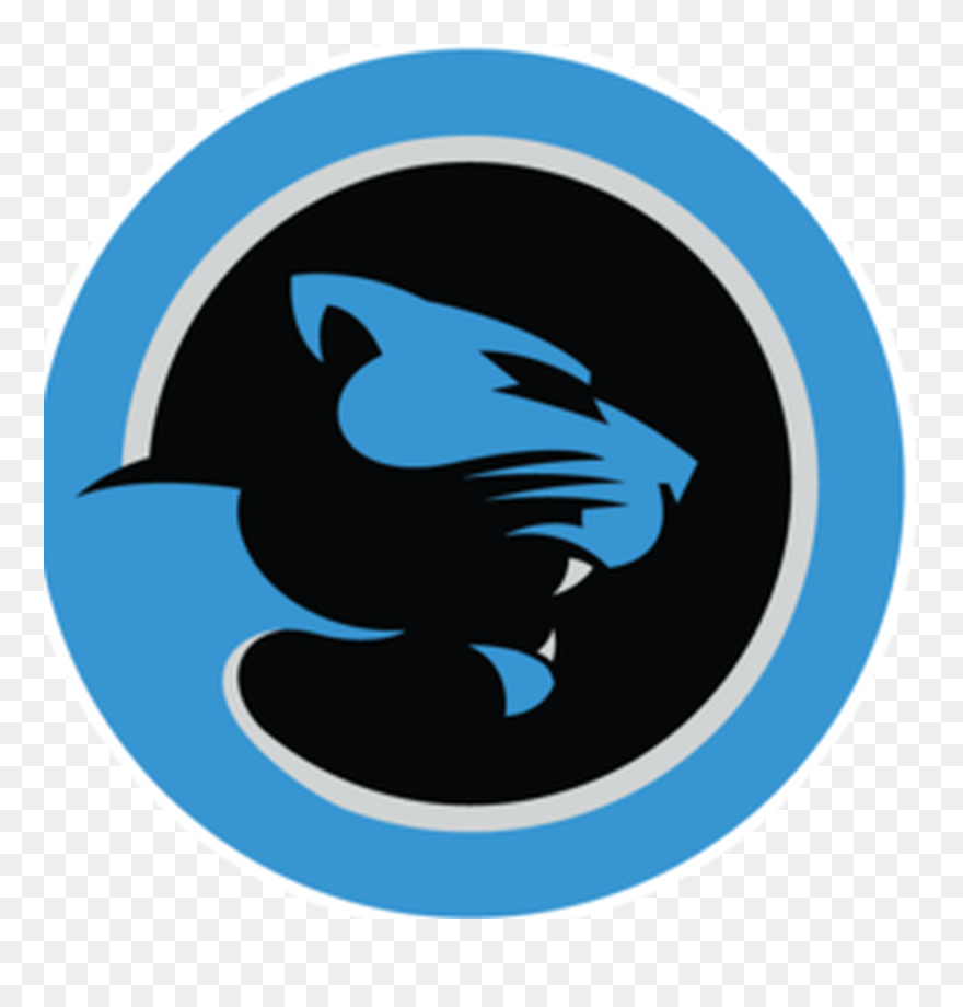 Panther Clipart Scratch - Logo Panthers De Carolina - Png Download ...