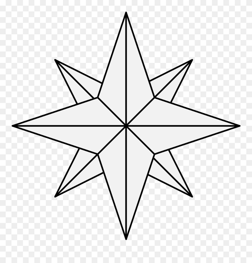 Transparent Compass Star Png - B2 Root System Clipart (#5370561 ...