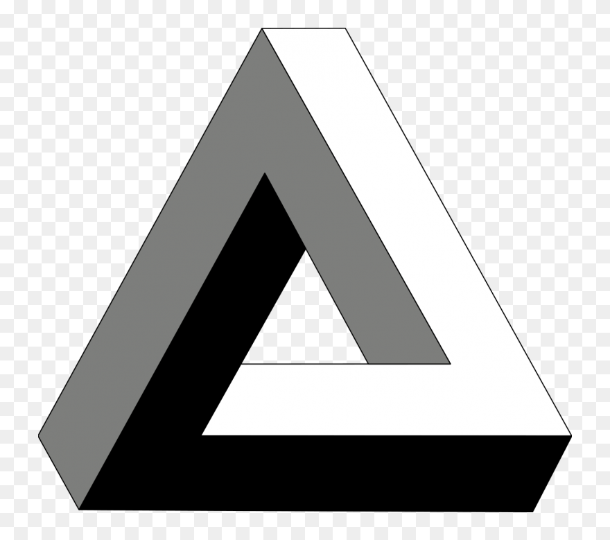 This Illusion Created By Artist M Impossible Triangle - Penrose ...