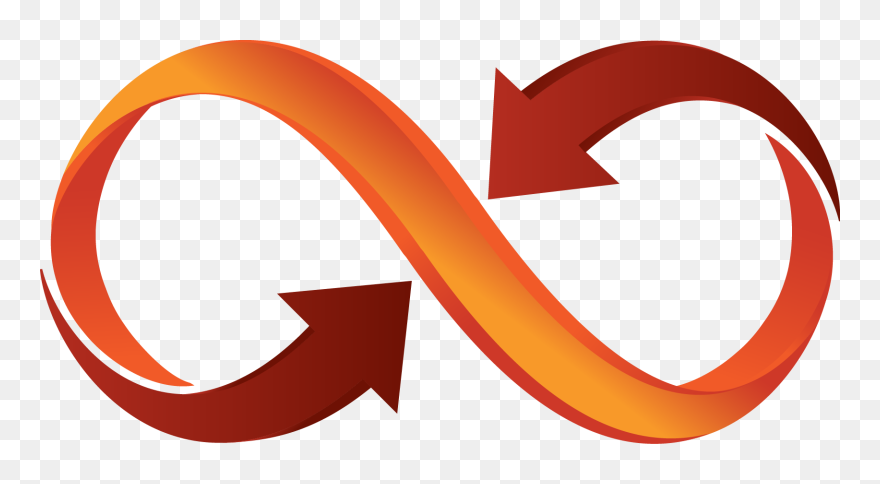 Download Infinity Euclidean Vector - Red And Orange Arrows Clipart ...