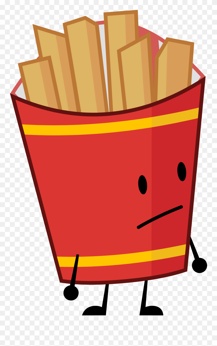 Battle For Dream Island Wiki - Bfdi Fries Clipart (#5375524) - PinClipart