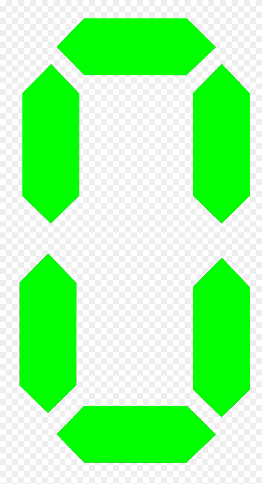 Seven Segment Display Symbol Clipart (#5375885) - PinClipart