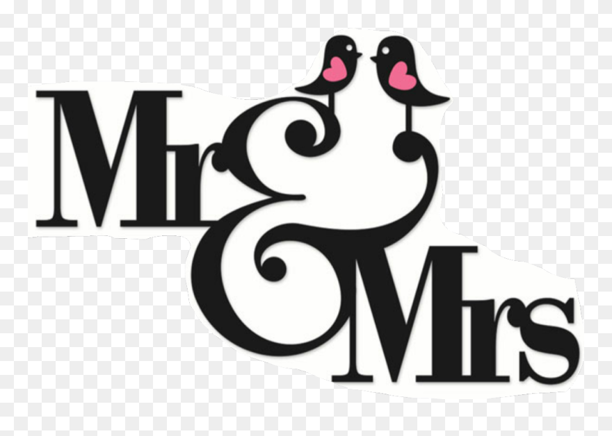 Download Mr & Mrs Design - Mr & Mrs Logo Clipart (#5376053) - PinClipart