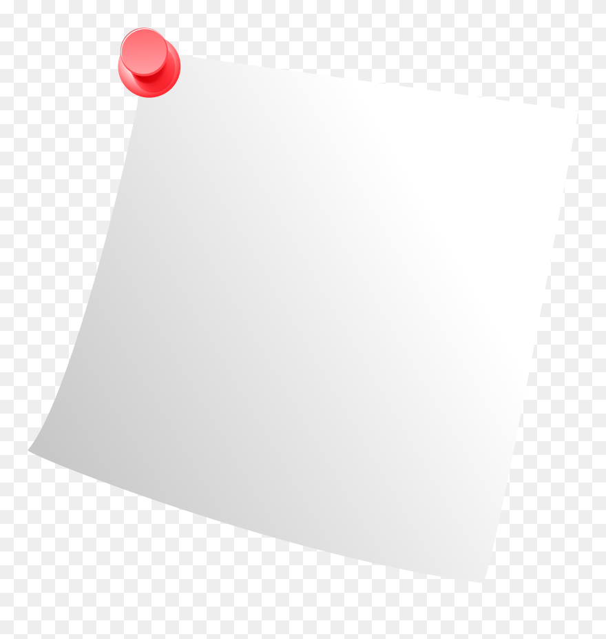 Download Sticky Note White Png Clip Art - White Sticky Note Transparent ...