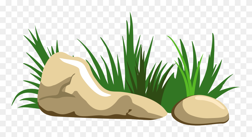 Transparent Stones Clipart - Png Rocks And Grass Clipart (#5378573 ...
