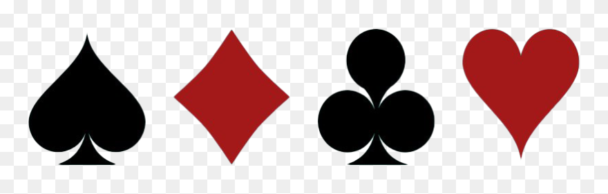 Download Vector Drawing Of The Four Suits In A Deck Of Cards - Card ...