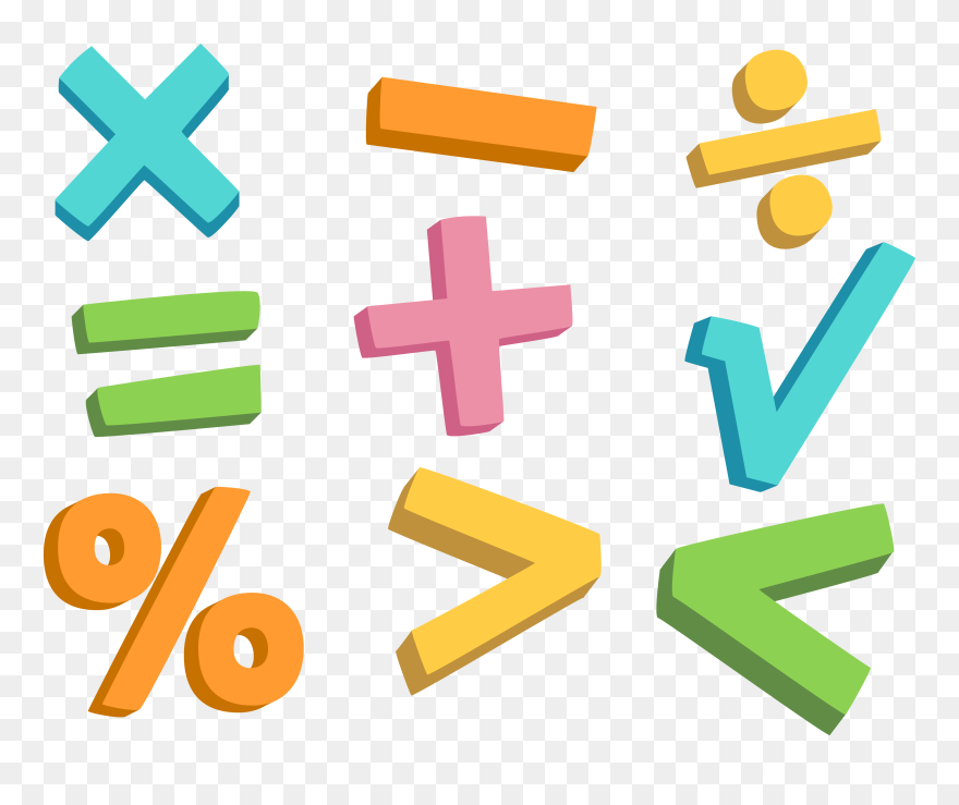 Transparent Background Math Symbols Clipart - Png Download (#5380852 ...
