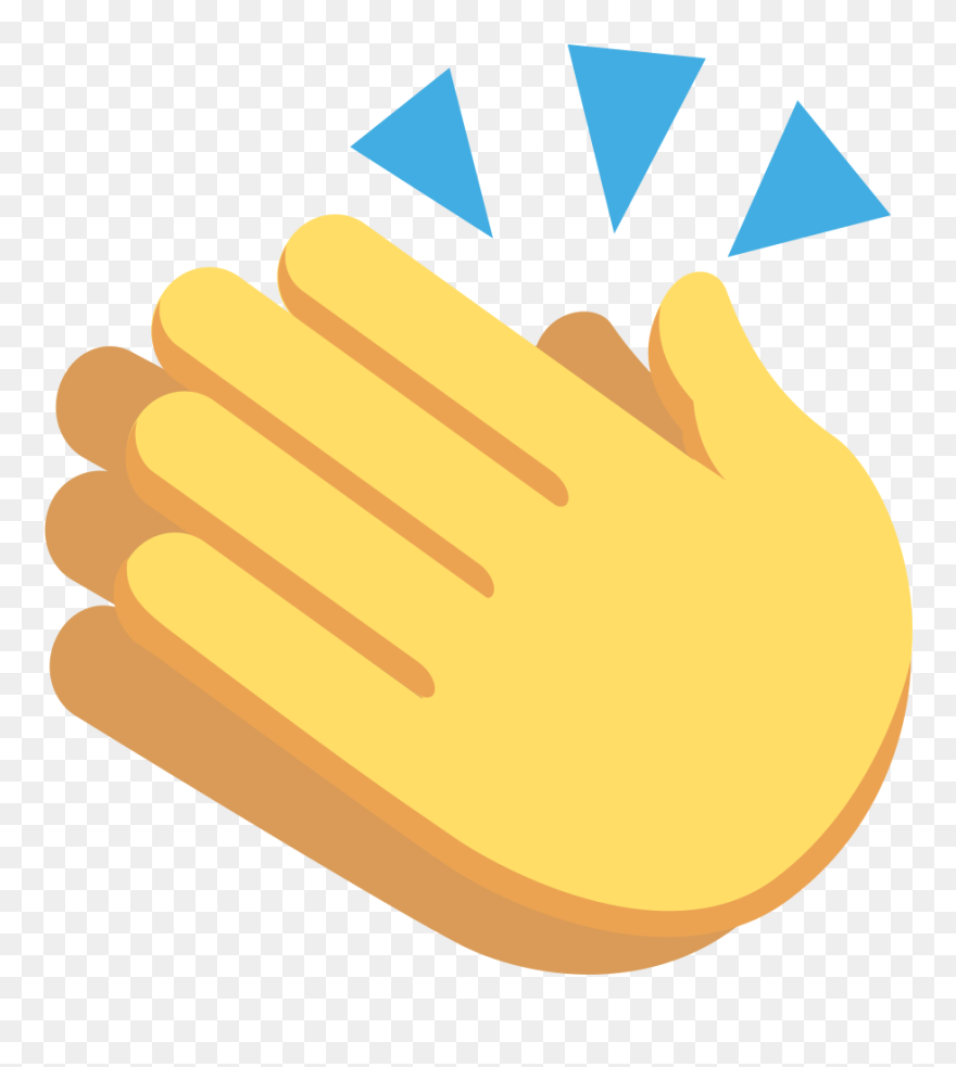 Clap - Clapping Hands Emoji Png Clipart (#5382636) - PinClipart