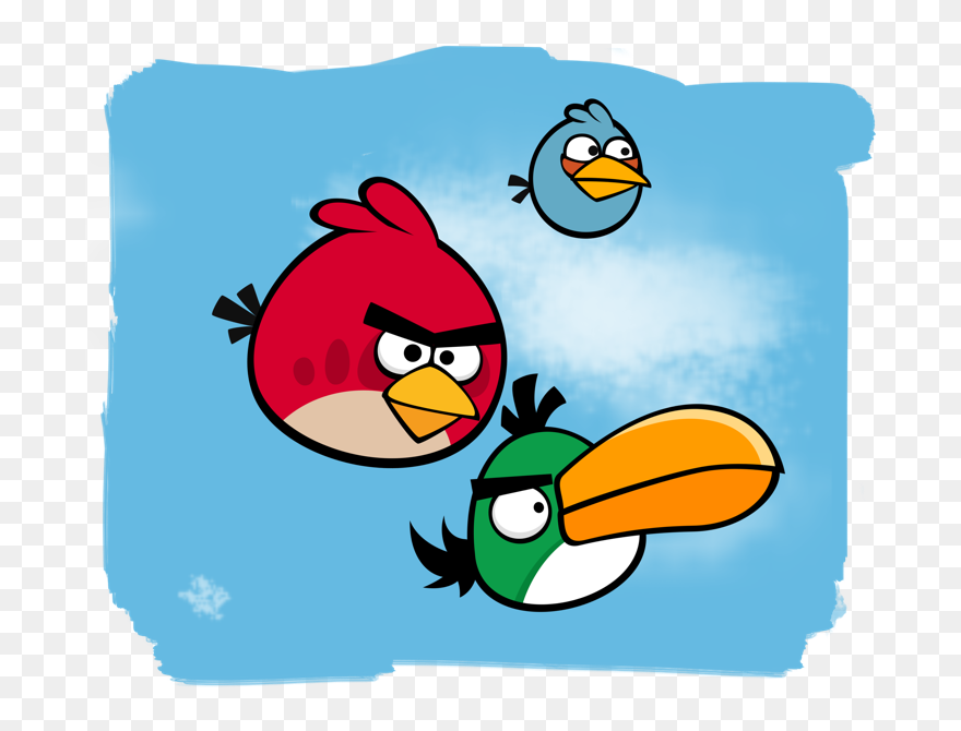 Red Angry Bird Transparent Background Clipart (#5382943) - PinClipart