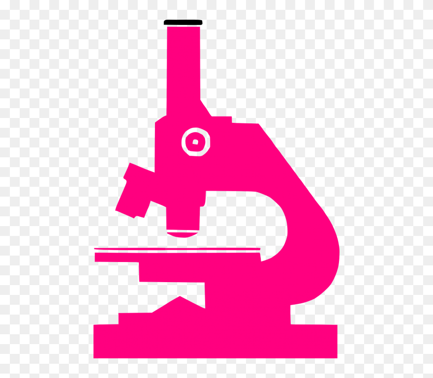 Science Microscope Pink - Microscope Clip Art - Png Download (#5385392 ...