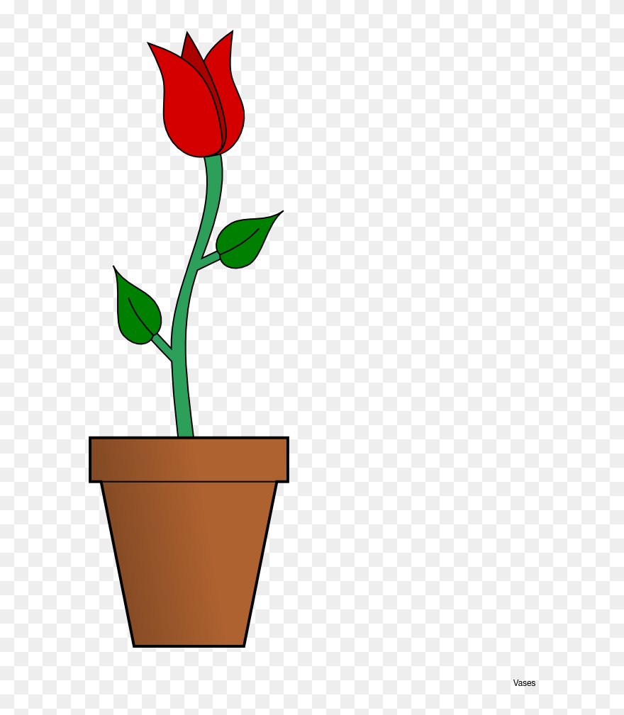 Vase Clipart Vass - Cartoon Vase Of Flowers - Png Download (#5389941 ...