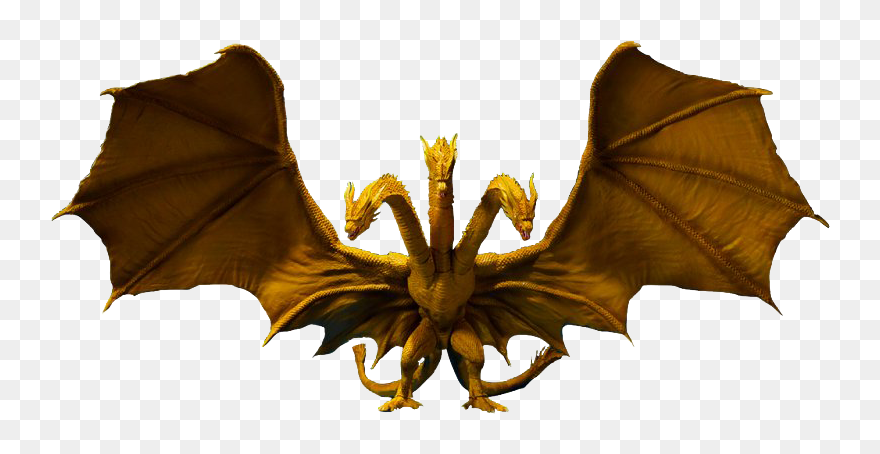 Download Cretaceous King Ghidorah Png Clipart - King Ghidorah Figure ...