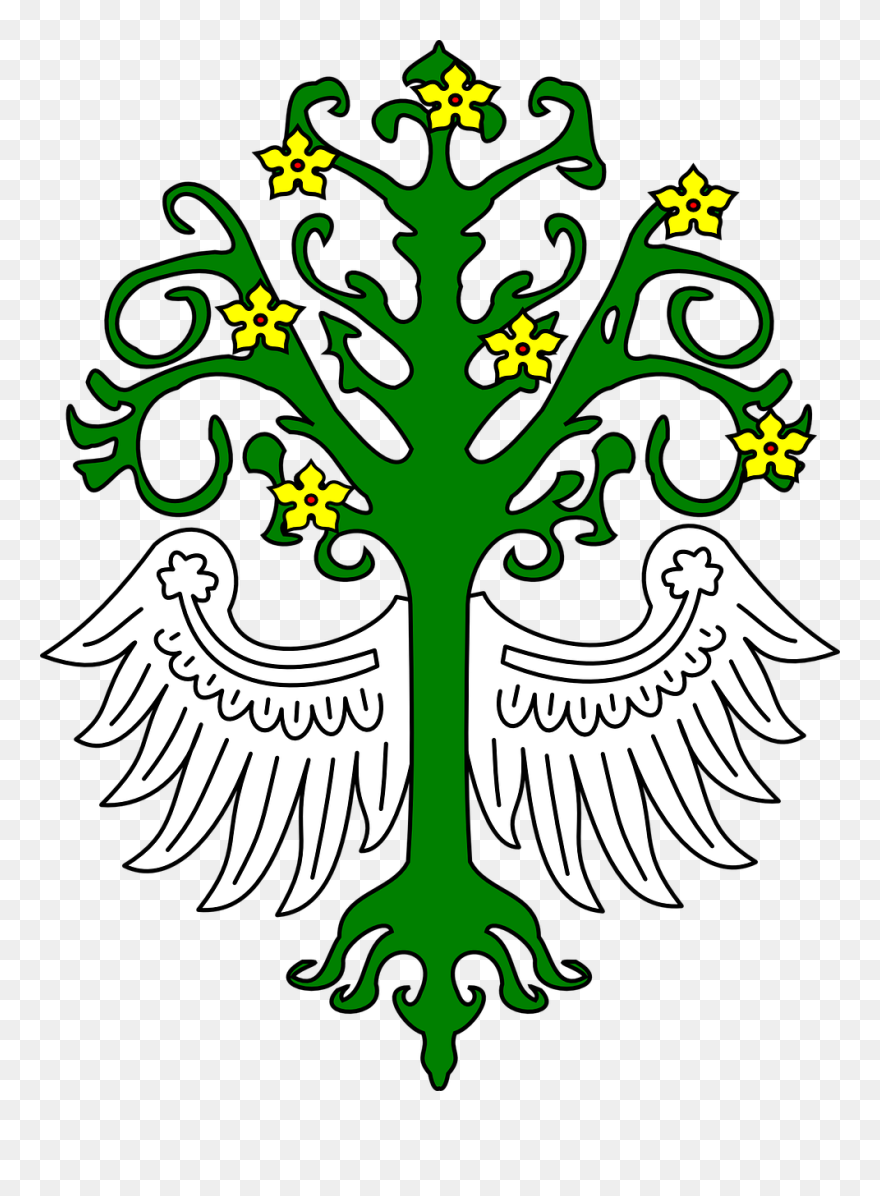 Tree Heraldic No Background Clipart (#5392265) - PinClipart