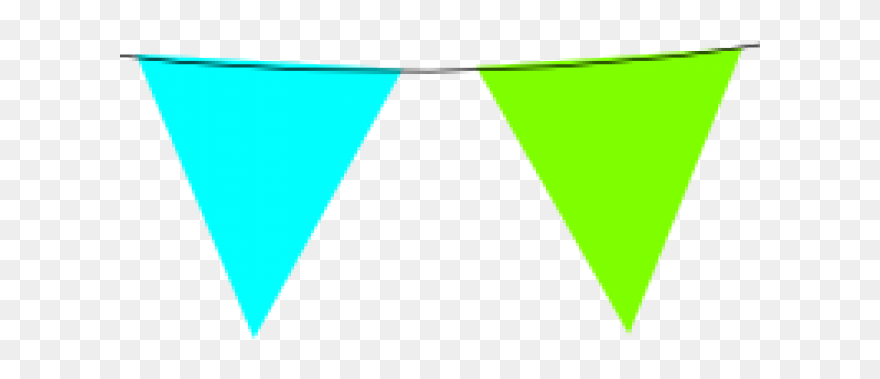 Bunting Clipart Transparent Background - Triangle - Png Download ...