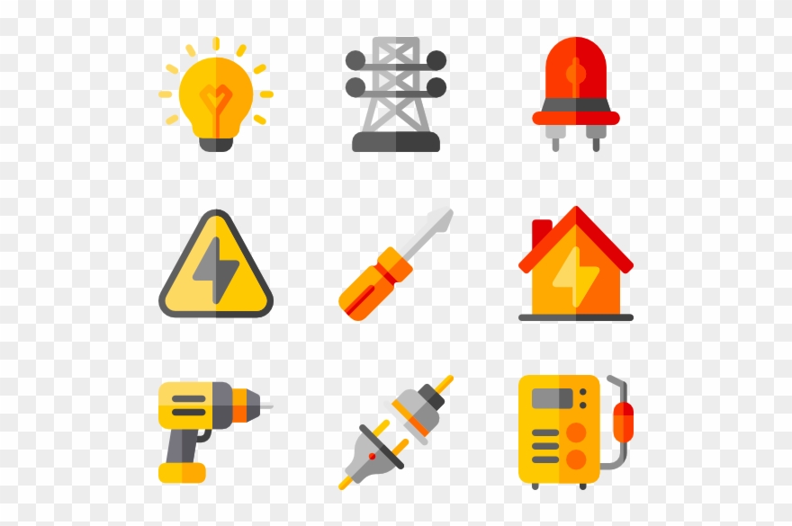 Electrical Worker Icons Free - Electrician Png Clipart (#542033 ...