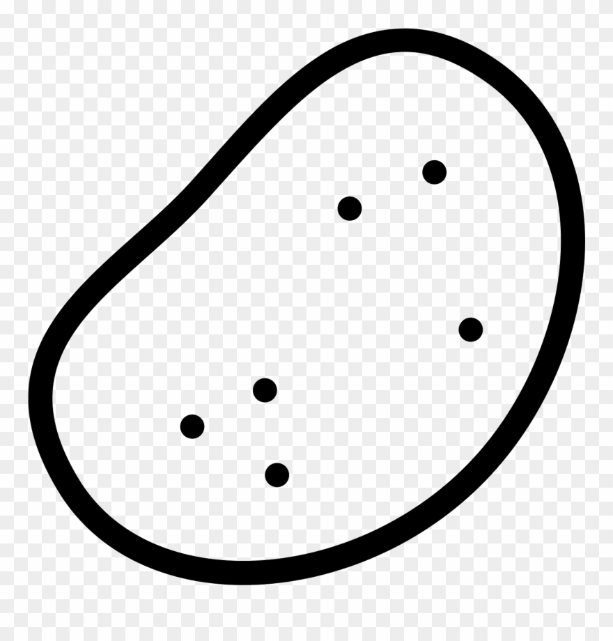 There Is A Leaf Like/chip Like Object - Potato Icon Png Clipart ...