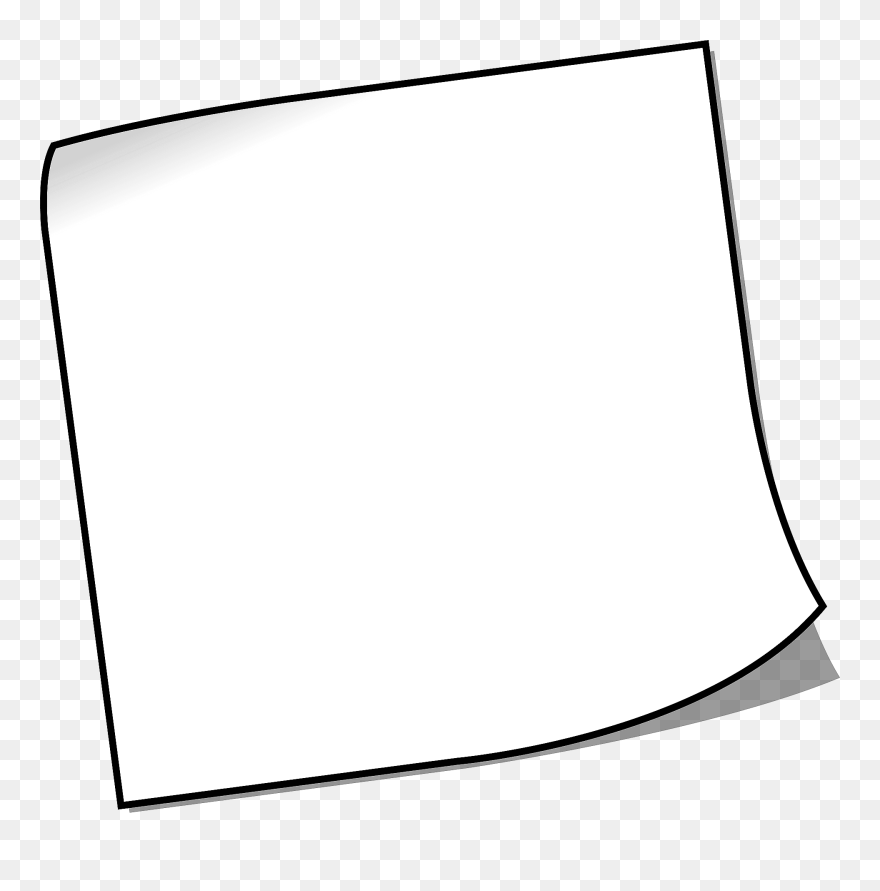 Download Notepad Clip Art At Clker - White Sticky Notes Png Transparent ...