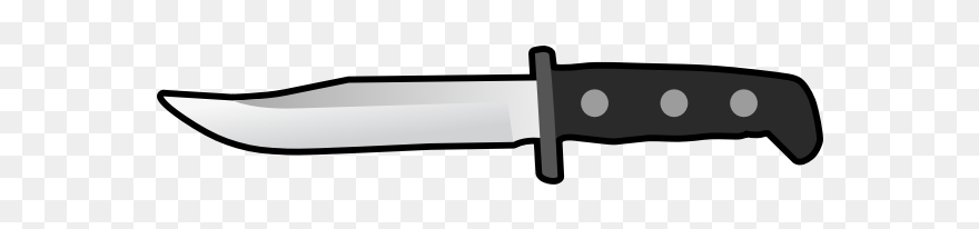 Download Simple Flat Knife Side View - Simple Knife Cartoon Clipart ...