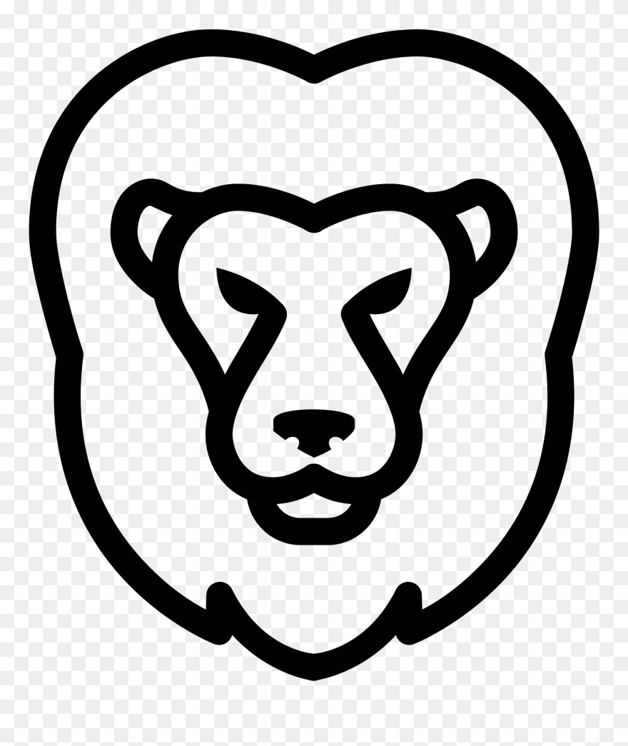 Leon Vector Png Clip Art Transparent Stock - Lion Icon Transparent ...
