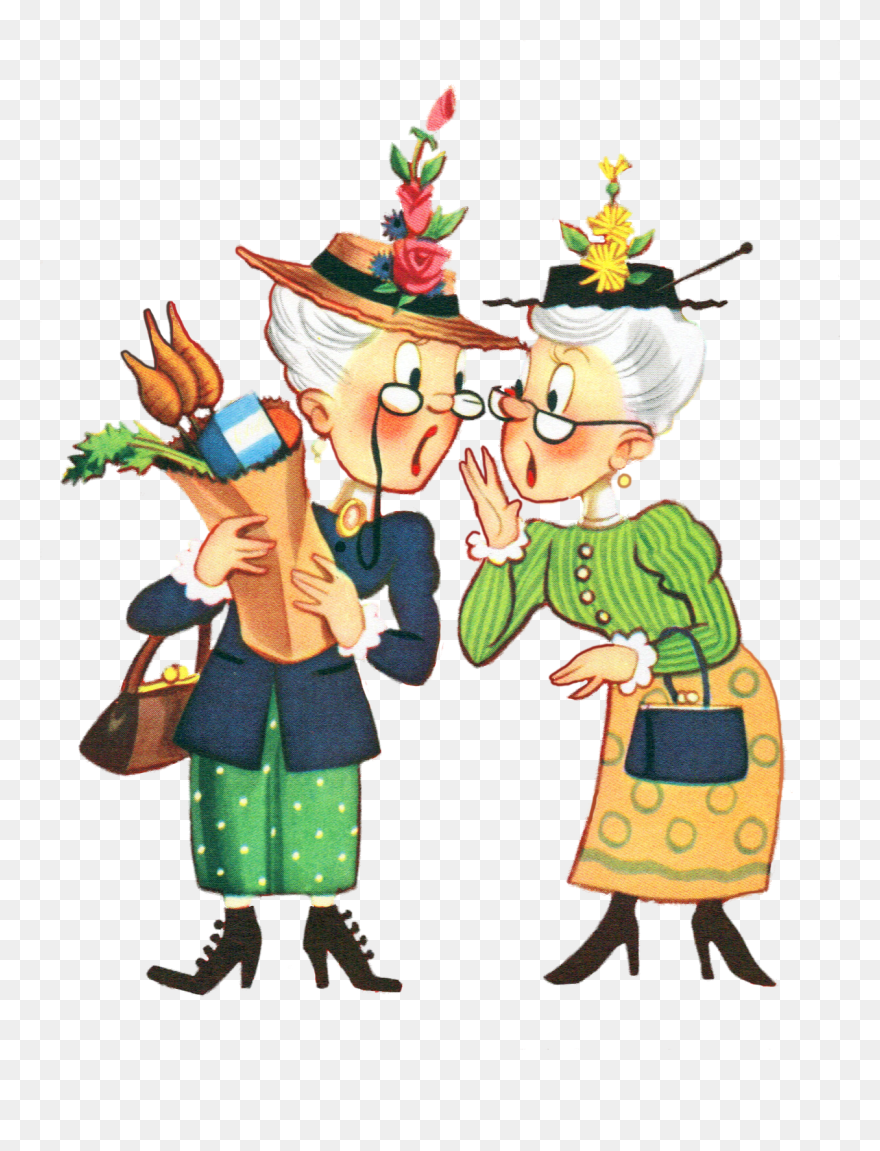 Old Ladies Fighting Cartoon Clipart (#5404616) - PinClipart
