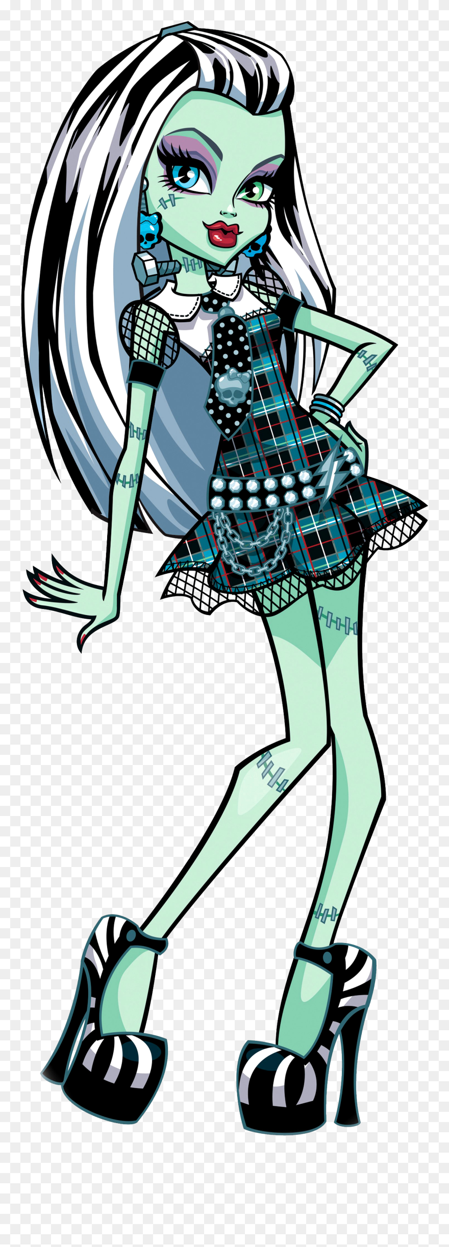 Basic - Frankie From Monster High Clipart (#5405365) - PinClipart