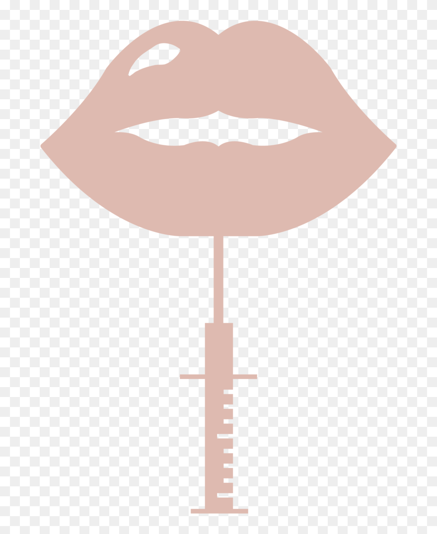 Pink Lips And Needle-01 - Botox Clipart Png Lips Transparent Png ...