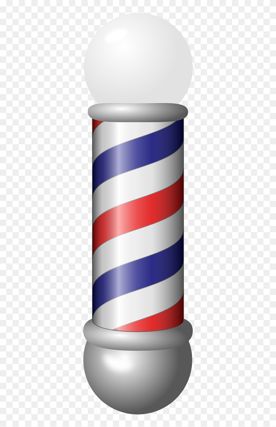 Barber Clip Community Helper - Barber Pole Transparent Background - Png ...
