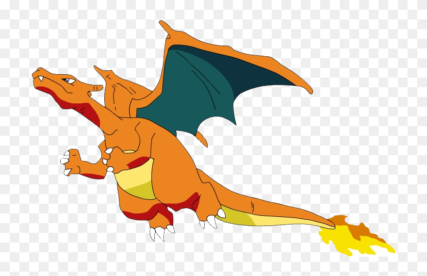 Transparent Charizard Clipart - Flying Charizard Drawing - Png Download ...